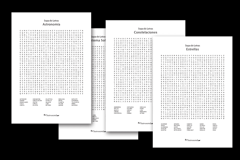 Sopa De Letras De Astronomía Beeypyhob